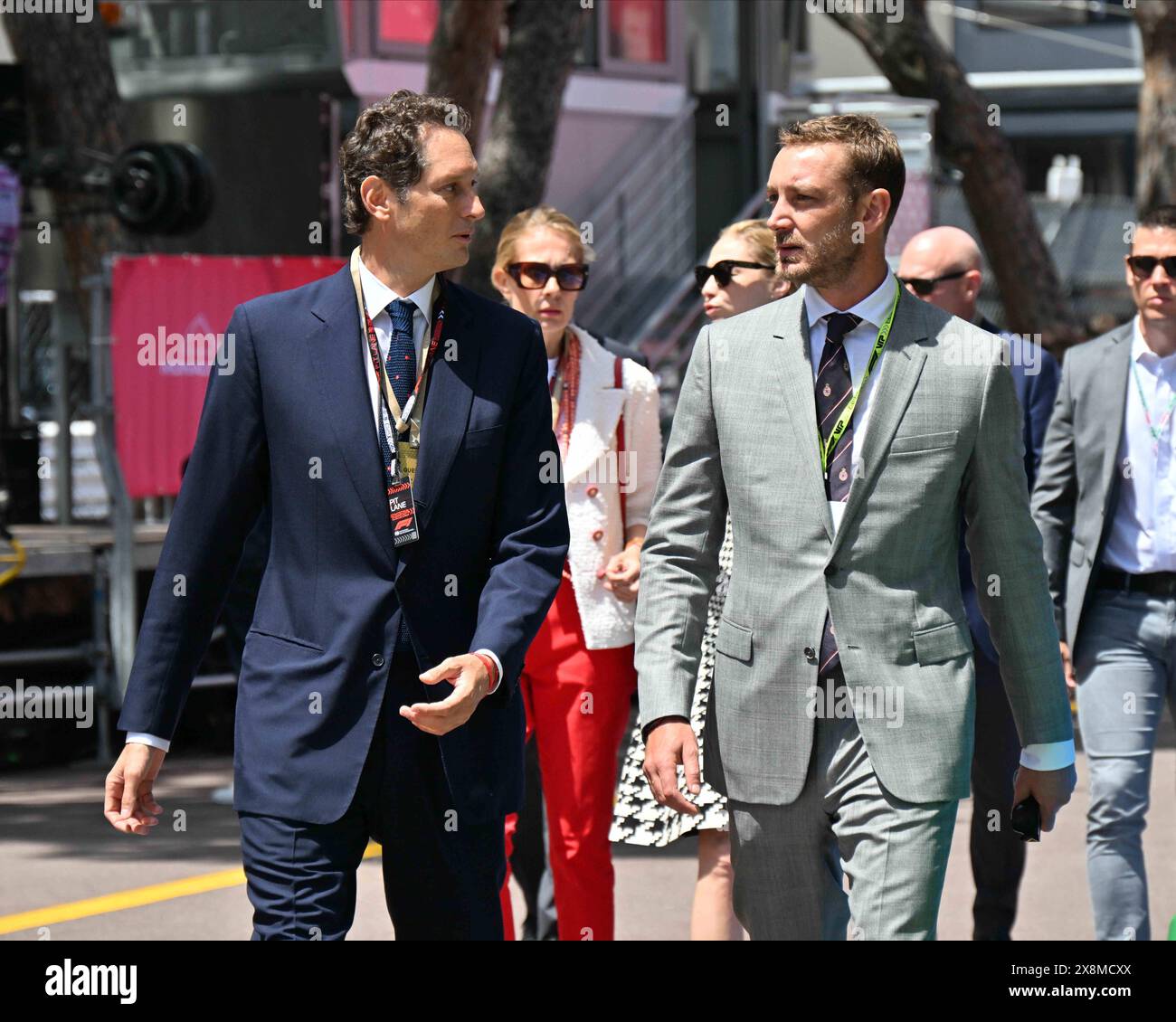 Monk, Monk. 26th May, 2024. Monaco, Pierre Casiraghi with Beatrice ...