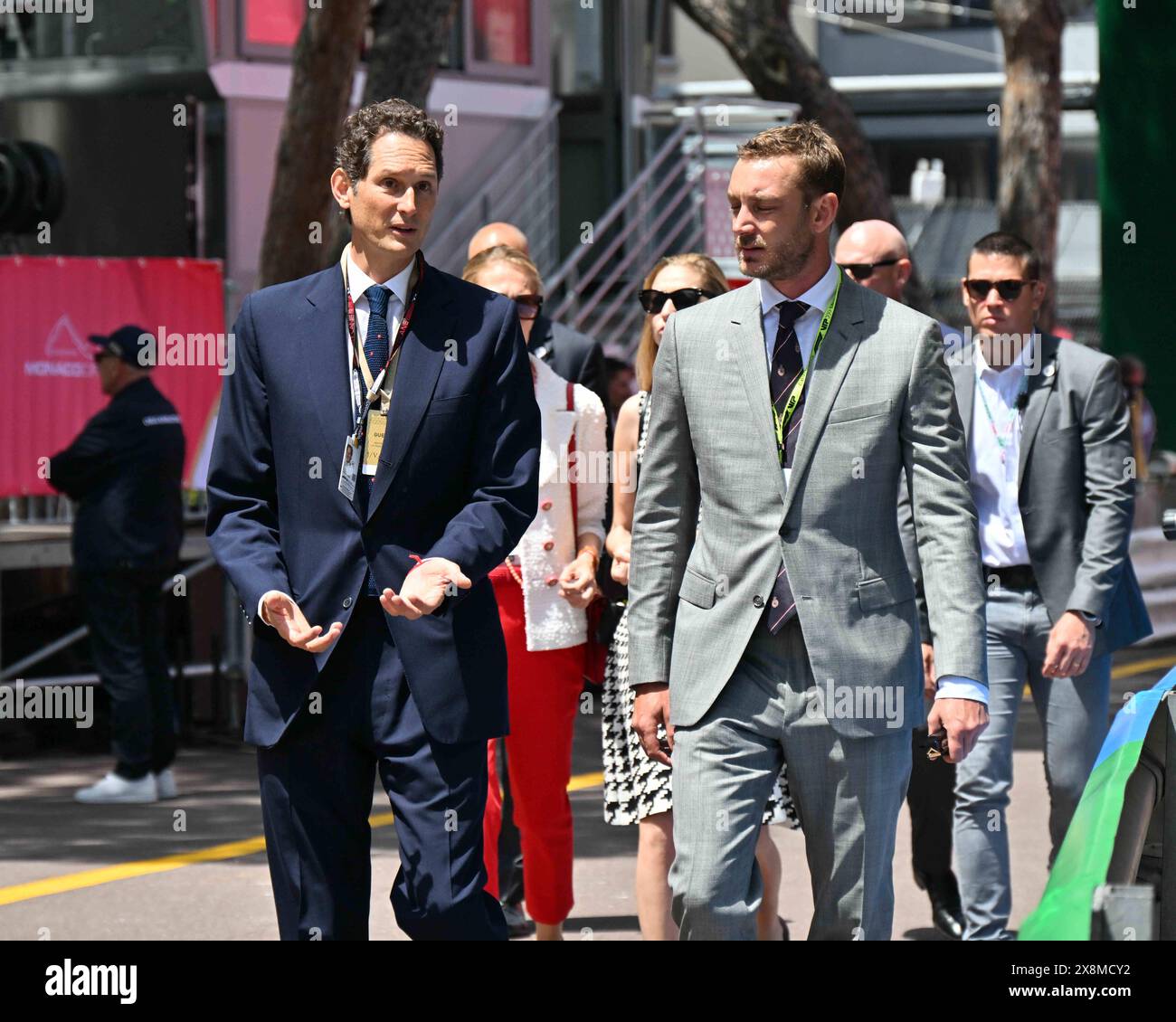 Monk, Monk. 26th May, 2024. Monaco, Pierre Casiraghi with Beatrice ...