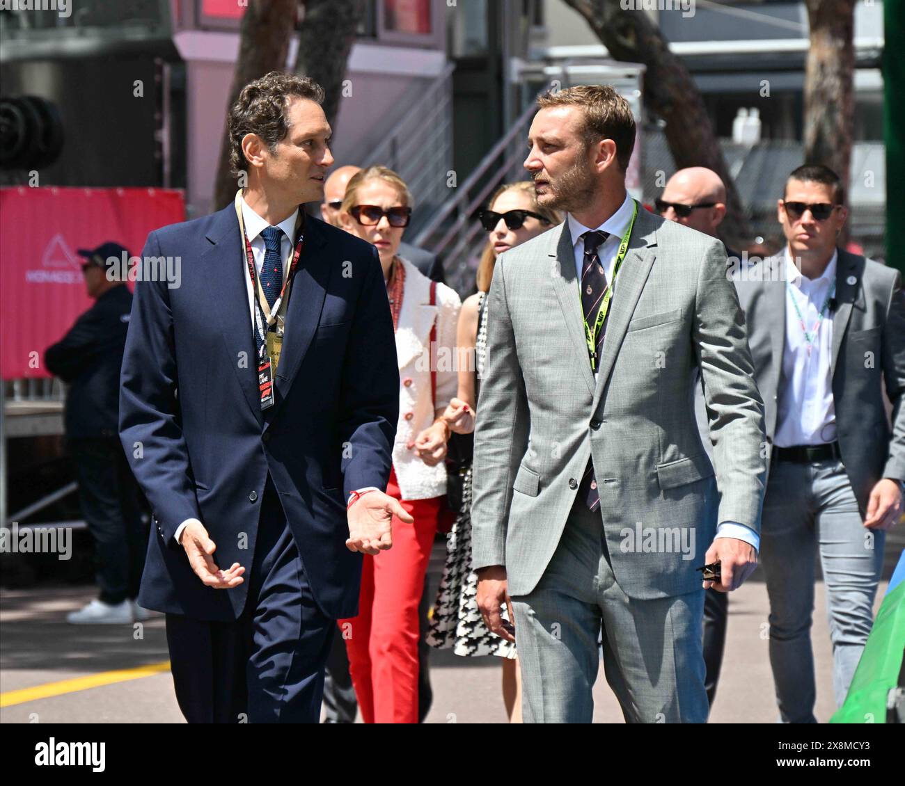 Monk, Monk. 26th May, 2024. Monaco, Pierre Casiraghi with Beatrice ...