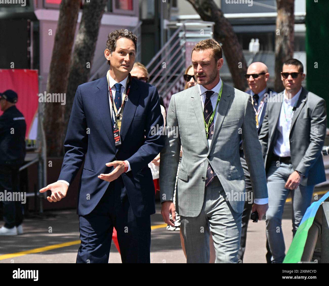 Monk, Monk. 26th May, 2024. Monaco, Pierre Casiraghi with Beatrice ...