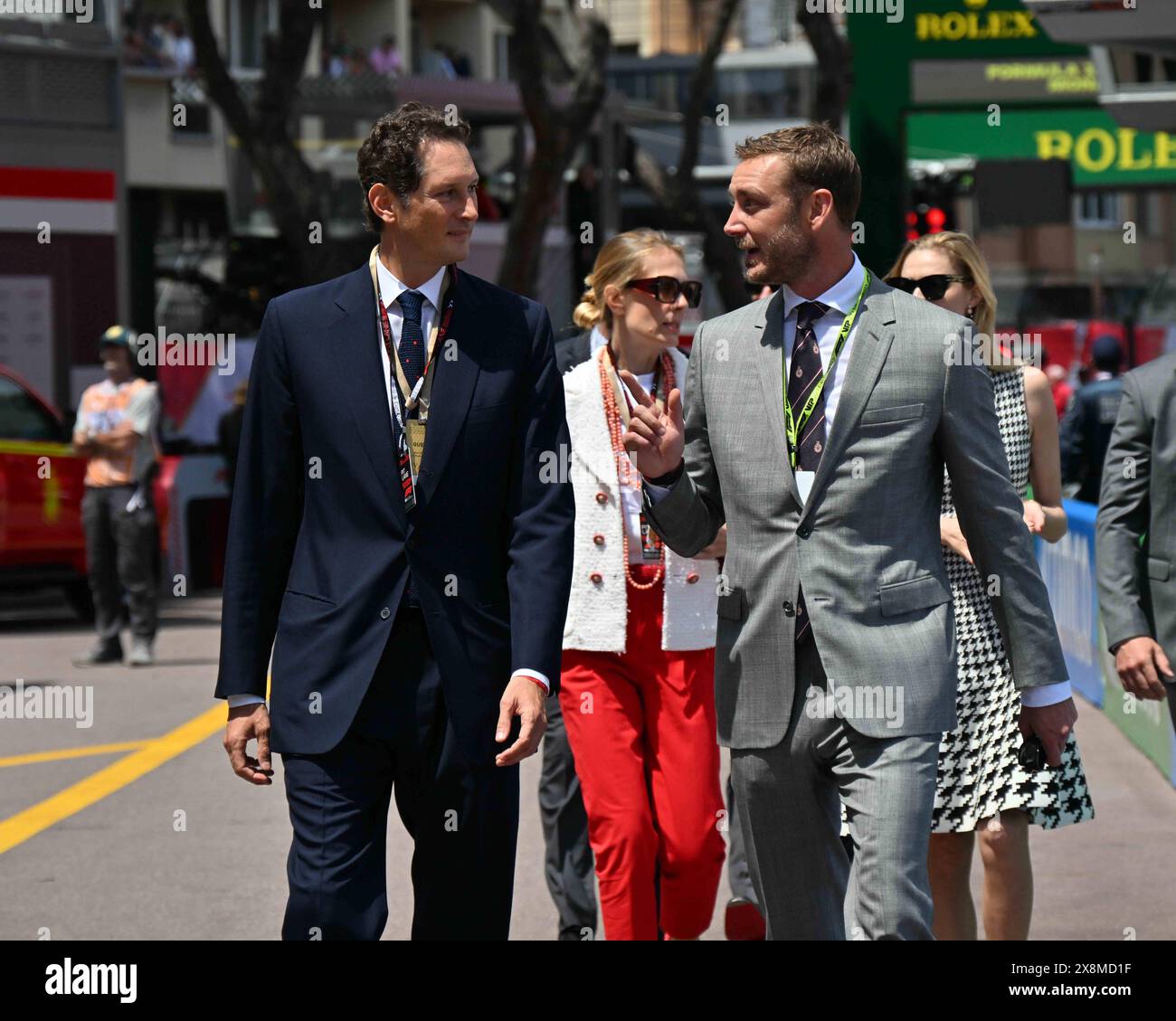 Monk, Monk. 26th May, 2024. Monaco, Pierre Casiraghi with Beatrice ...