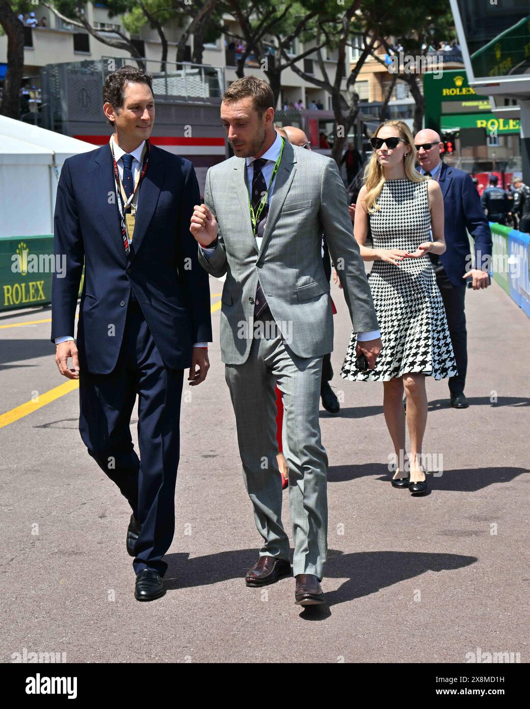 Monk, Monk. 26th May, 2024. Monaco, Pierre Casiraghi with Beatrice ...