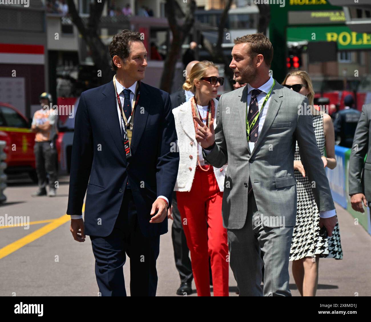 Monk, Monk. 26th May, 2024. Monaco, Pierre Casiraghi with Beatrice ...