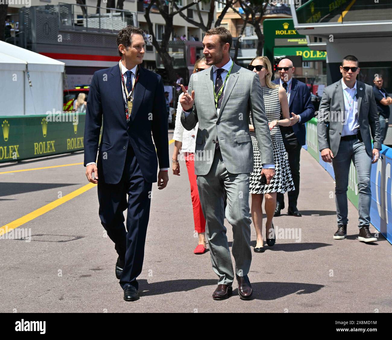 Monk, Monk. 26th May, 2024. Monaco, Pierre Casiraghi with Beatrice ...