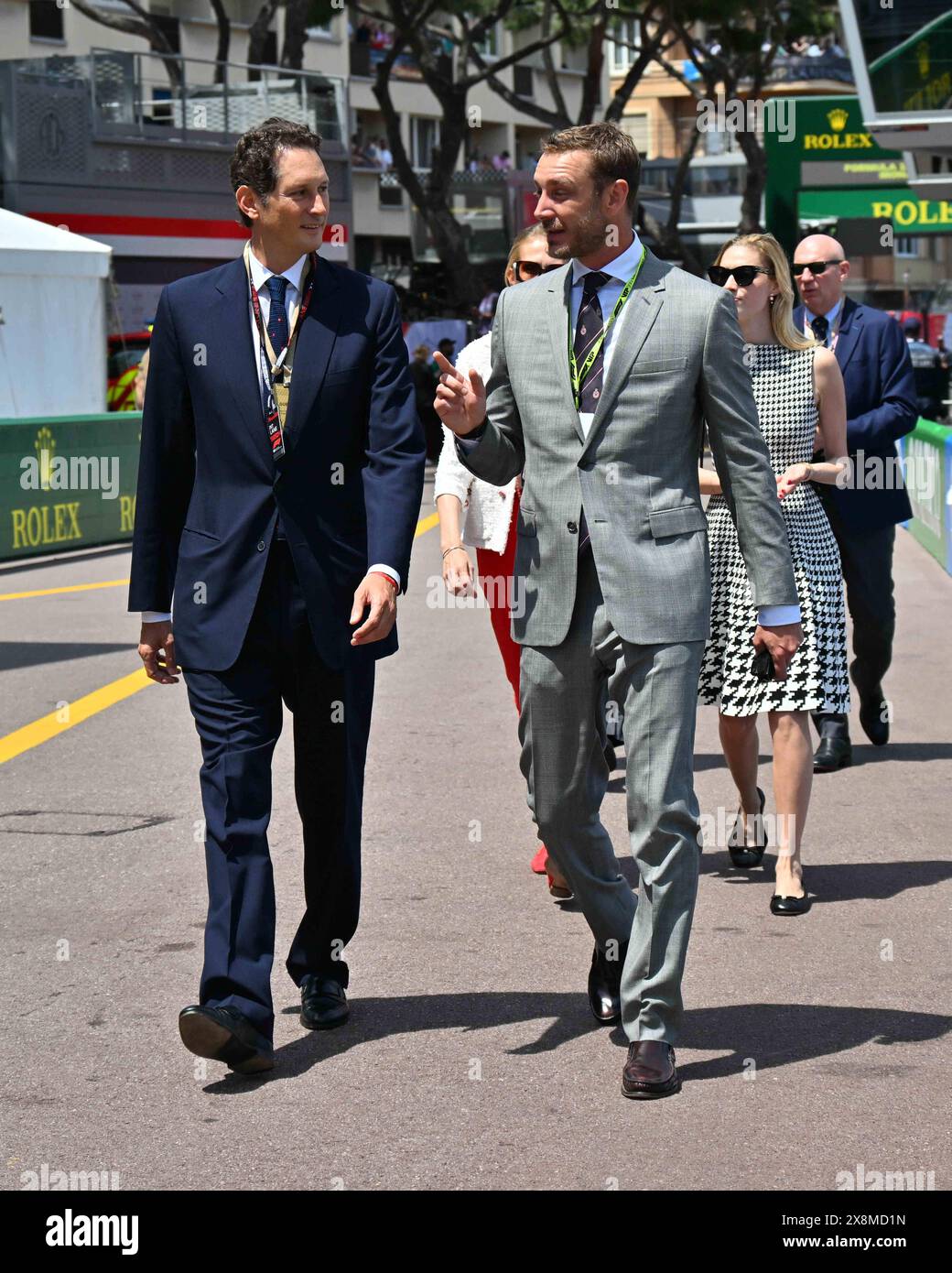 Monk, Monk. 26th May, 2024. Monaco, Pierre Casiraghi with Beatrice ...