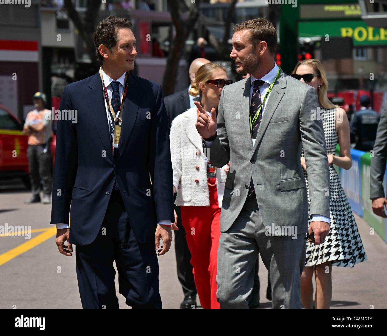 Monk, Monk. 26th May, 2024. Monaco, Pierre Casiraghi with Beatrice ...