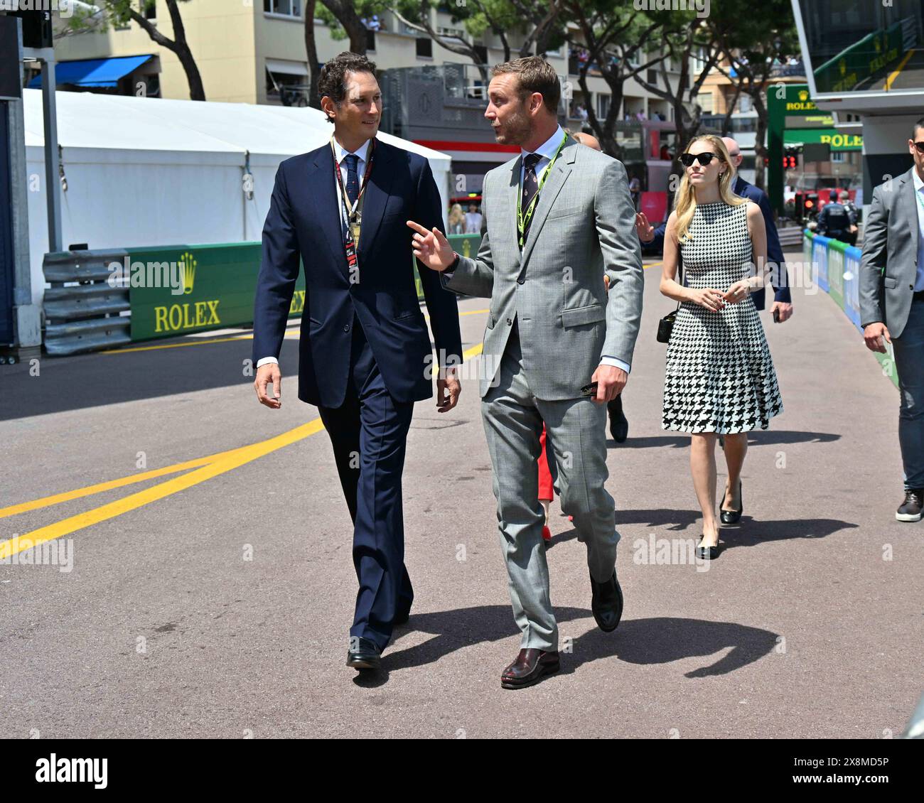 Monk, Monk. 26th May, 2024. Monaco, Pierre Casiraghi with Beatrice ...