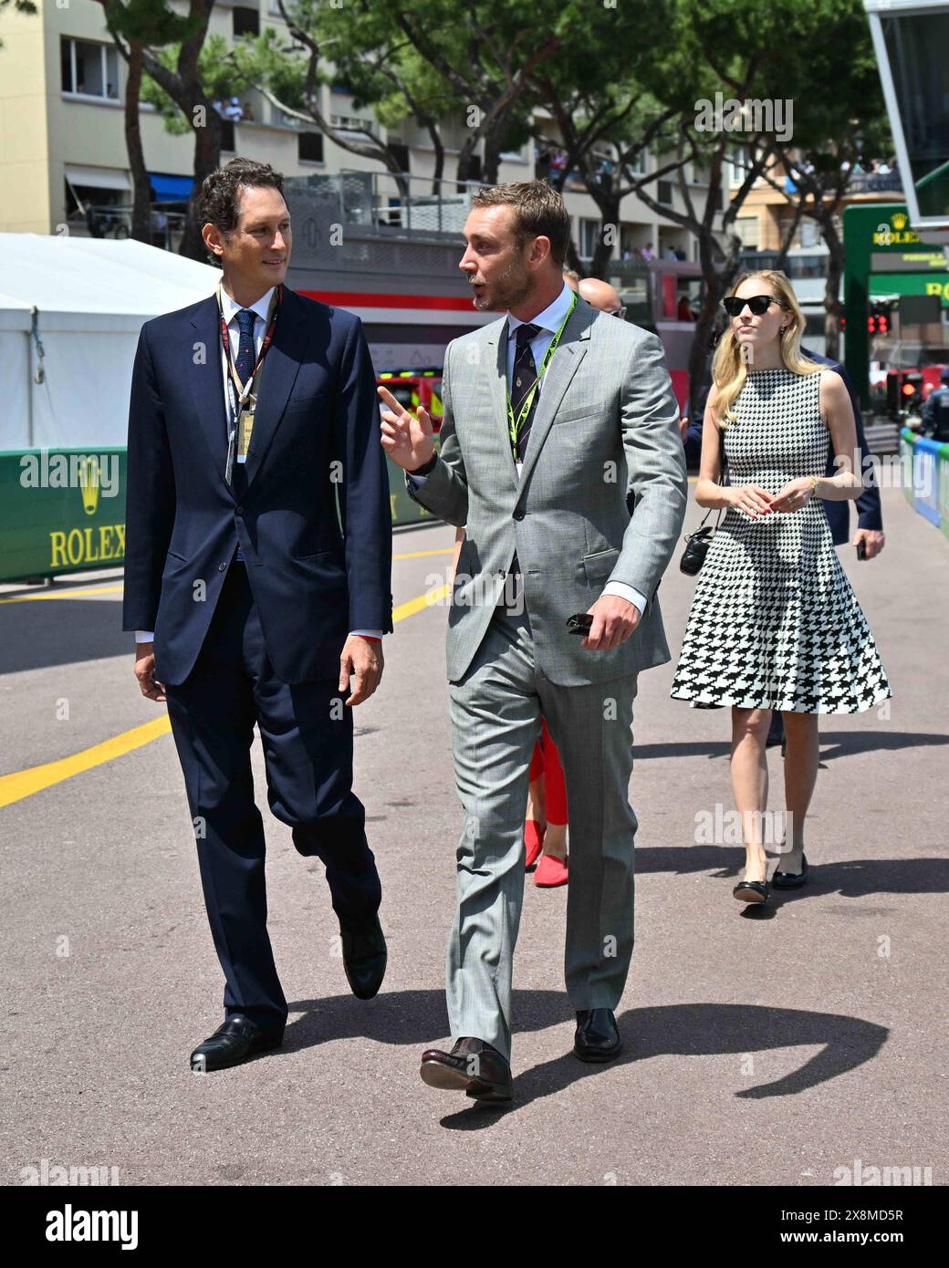 Monk, Monk. 26th May, 2024. Monaco, Pierre Casiraghi with Beatrice ...