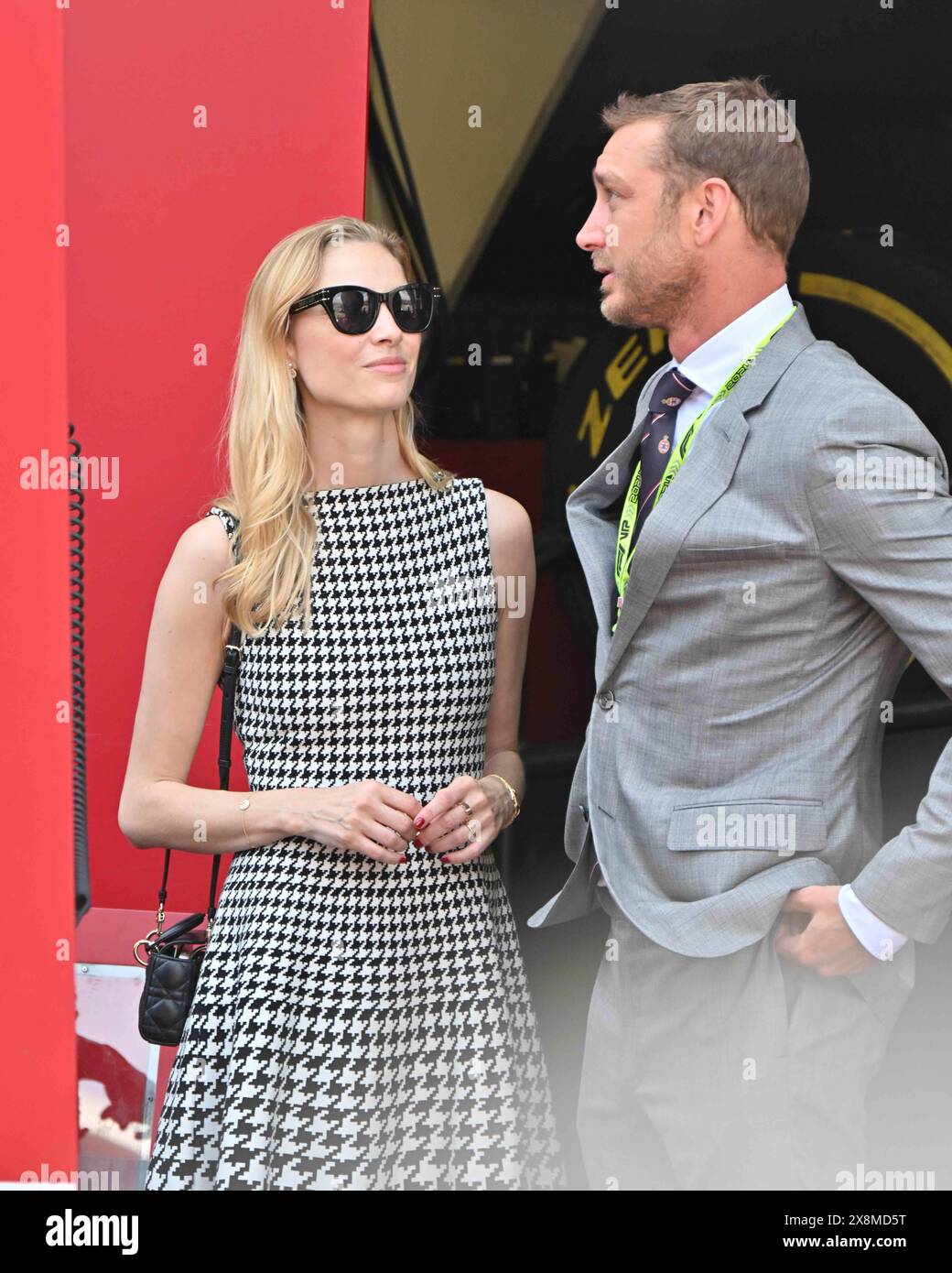 Monk, Monk. 26th May, 2024. Monaco, Pierre Casiraghi with Beatrice ...