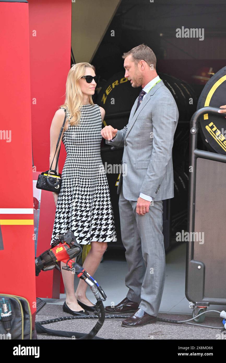 Monk, Monk. 26th May, 2024. Monaco, Pierre Casiraghi with Beatrice ...