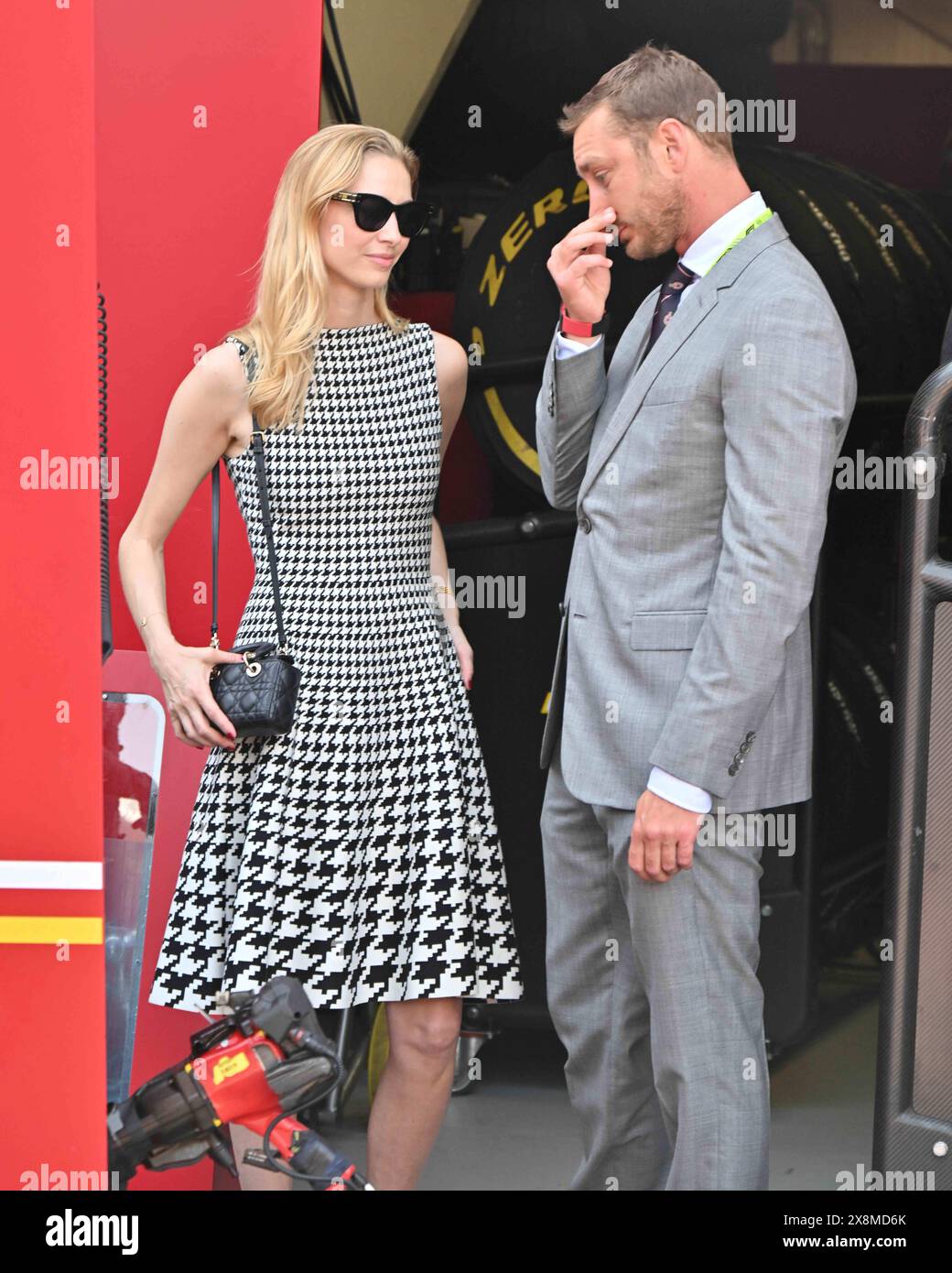 Monk, Monk. 26th May, 2024. Monaco, Pierre Casiraghi with Beatrice ...