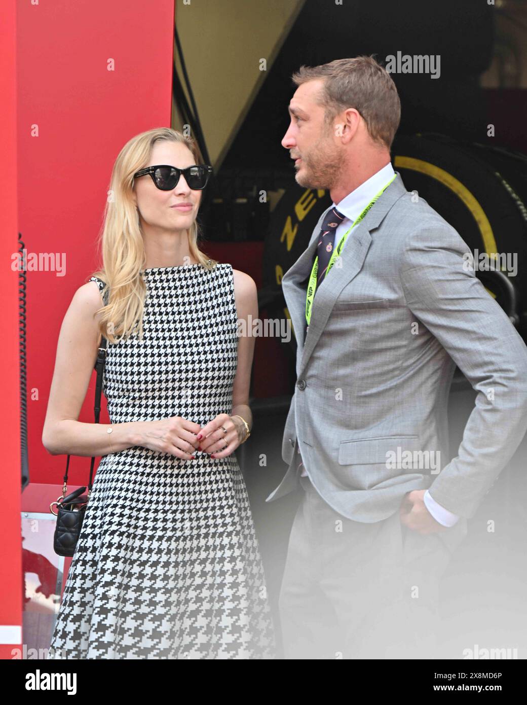 Monk, Monk. 26th May, 2024. Monaco, Pierre Casiraghi with Beatrice ...