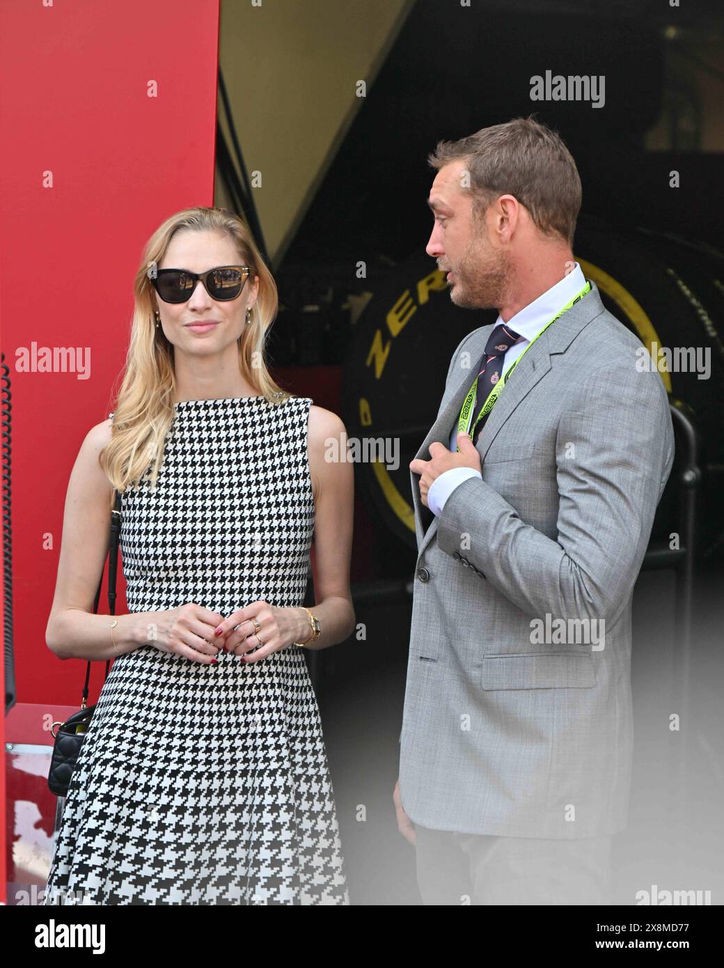 Monk, Monk. 26th May, 2024. Monaco, Pierre Casiraghi with Beatrice ...
