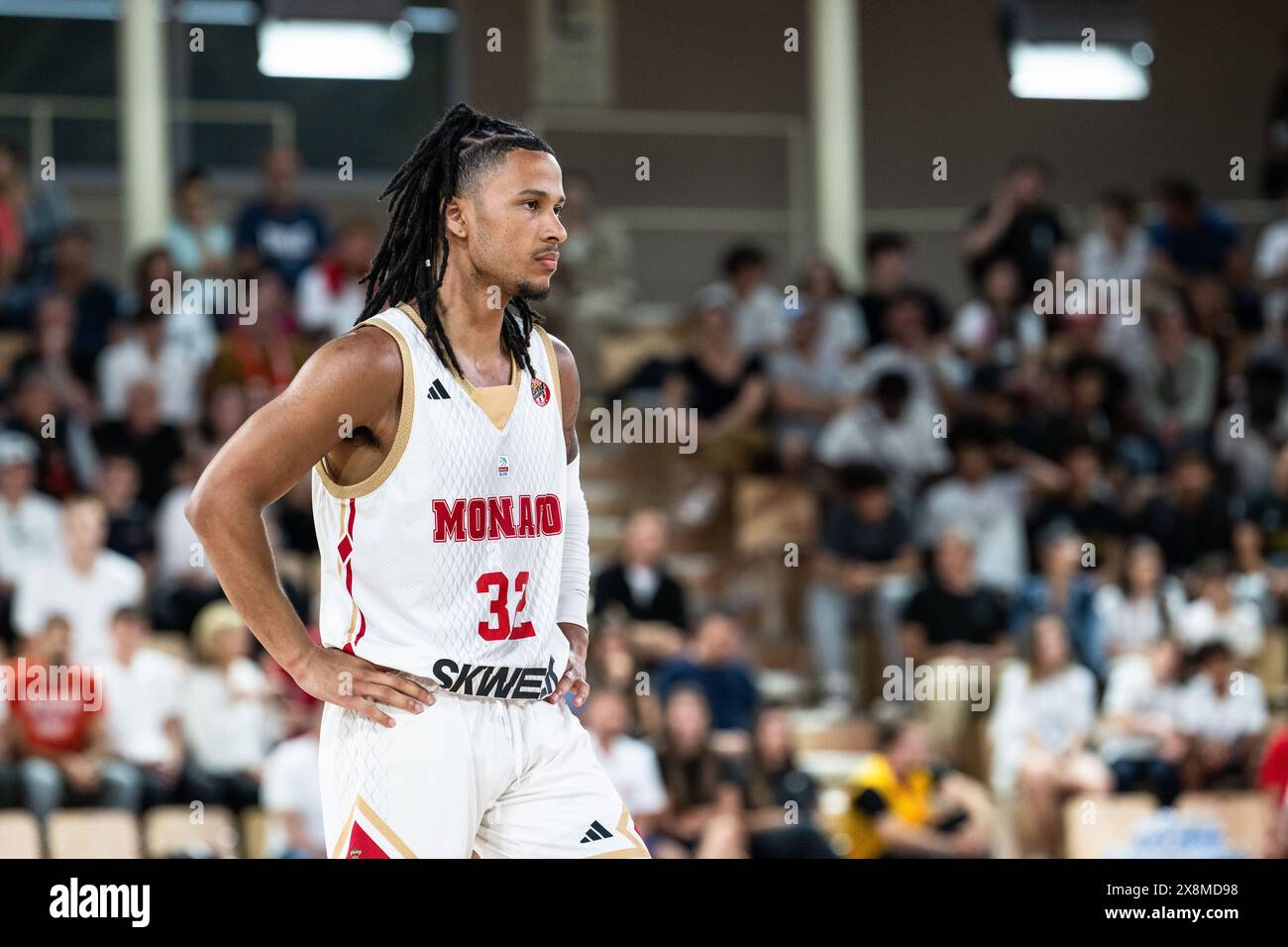 Monaco, Monaco. 25th May, 2024. Monaco player #32 Matthew Strazel seen ...