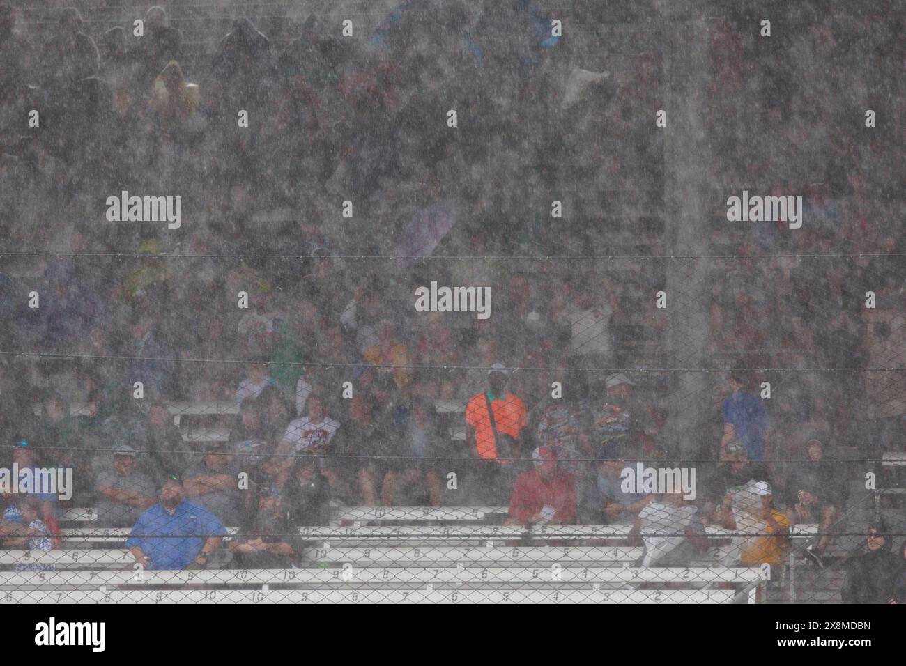 Indianapolis, USA. 26th May, 2024. INDIANAPOLIS, INDIANA - MAY 26: Fans ...