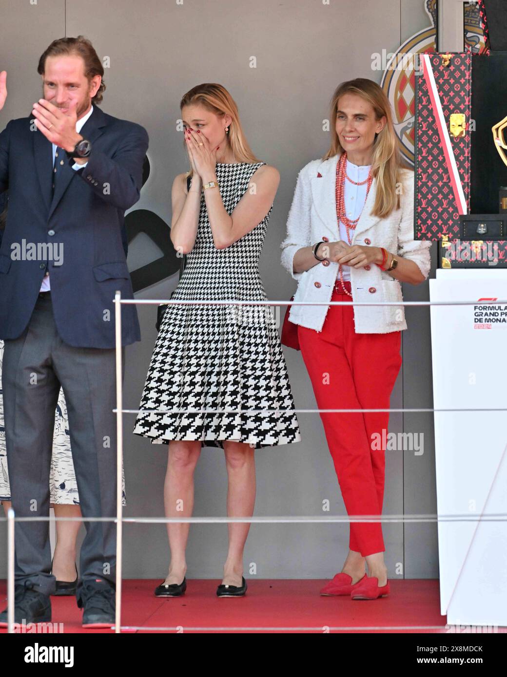 Monk, Monk. 26th May, 2024. Monaco, Pierre Casiraghi with Beatrice ...