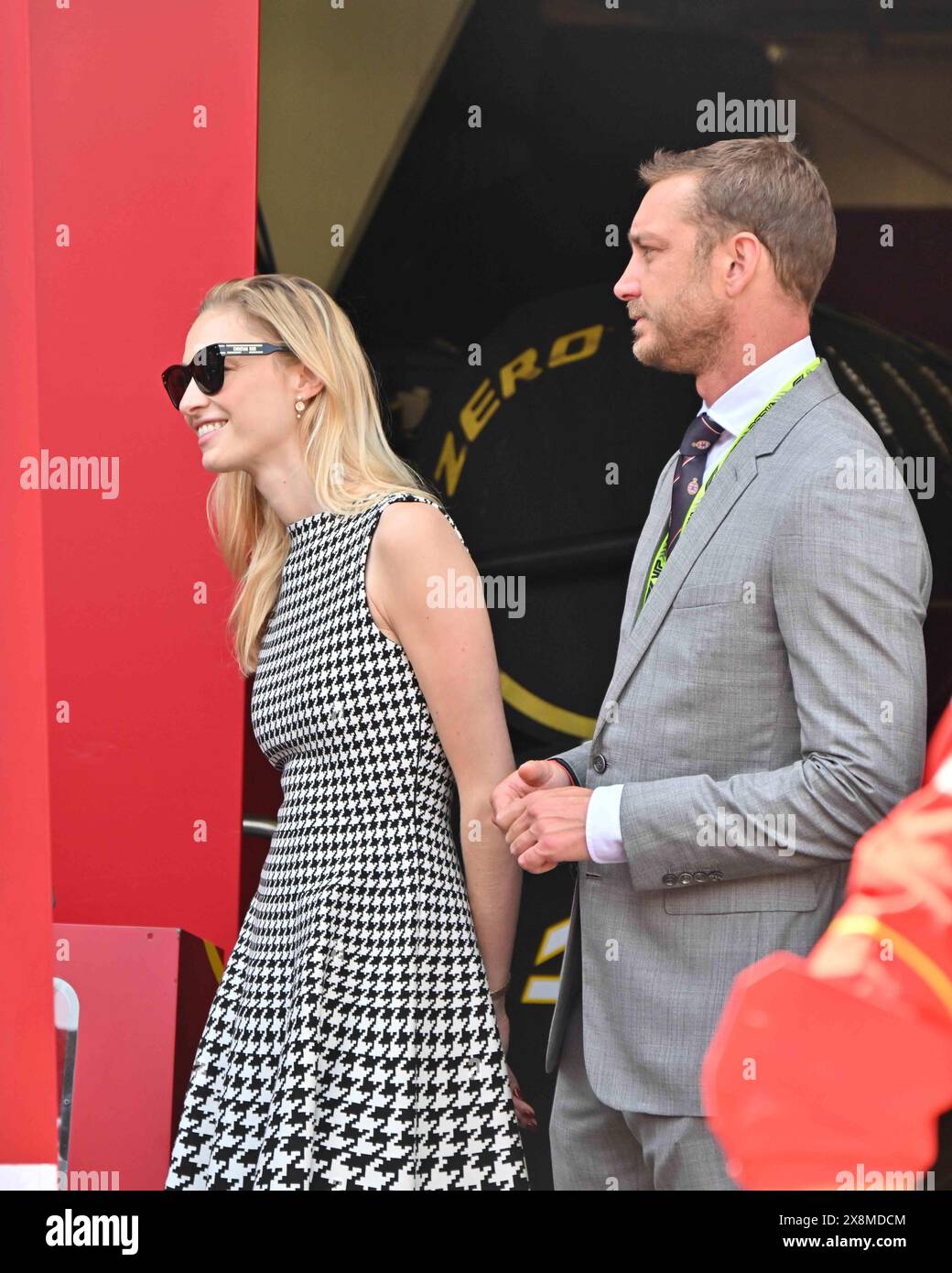 Monk, Monk. 26th May, 2024. Monaco, Pierre Casiraghi with Beatrice ...