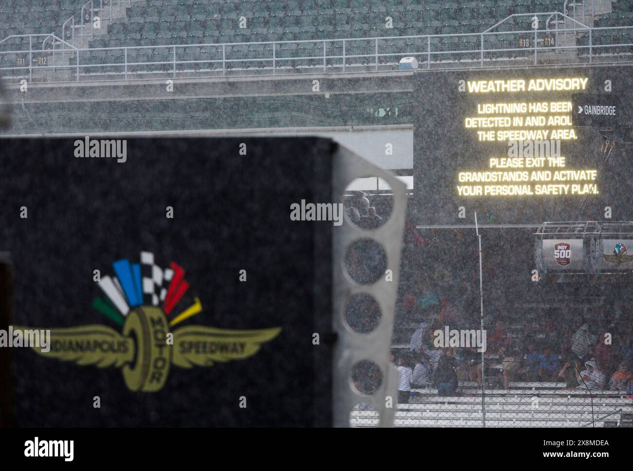 Indianapolis, USA. 26th May, 2024. INDIANAPOLIS, INDIANA - MAY 26: Fans ...