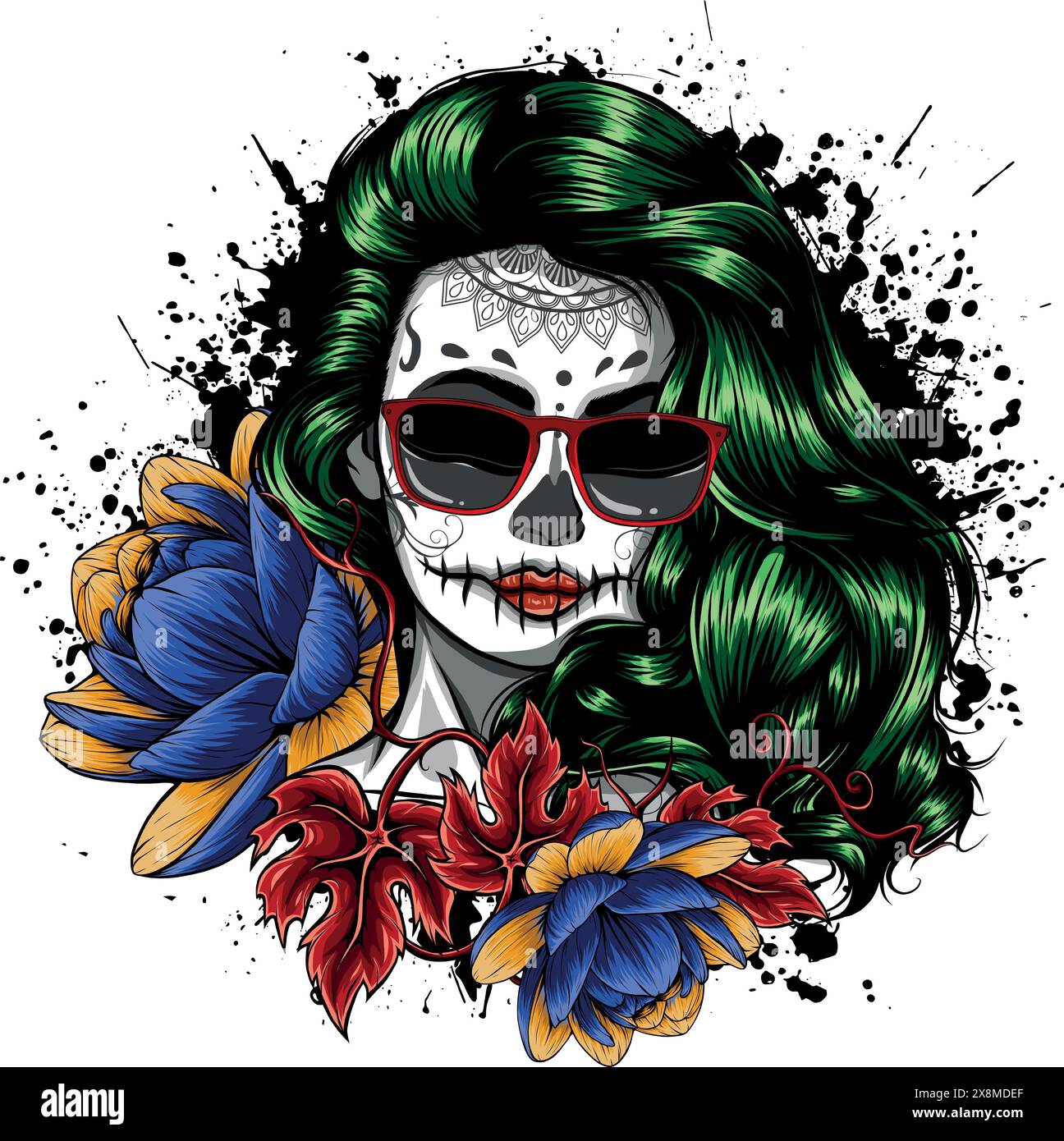 draw of Dead girl vector illustration design Stock Vector Image & Art ...