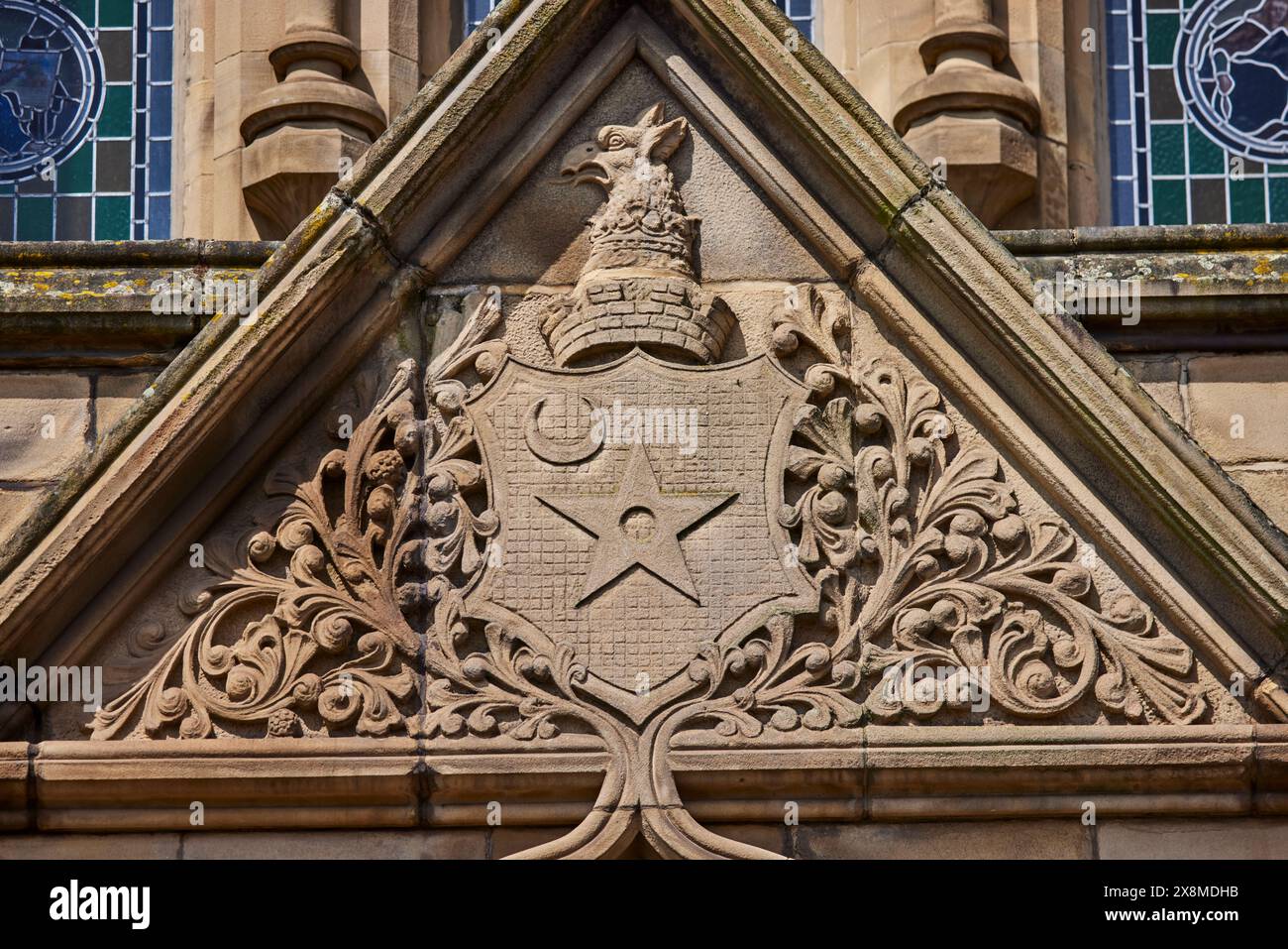 Tameside Gtr Manchester Ashton-under-Lyne Library on Old Street Stock ...