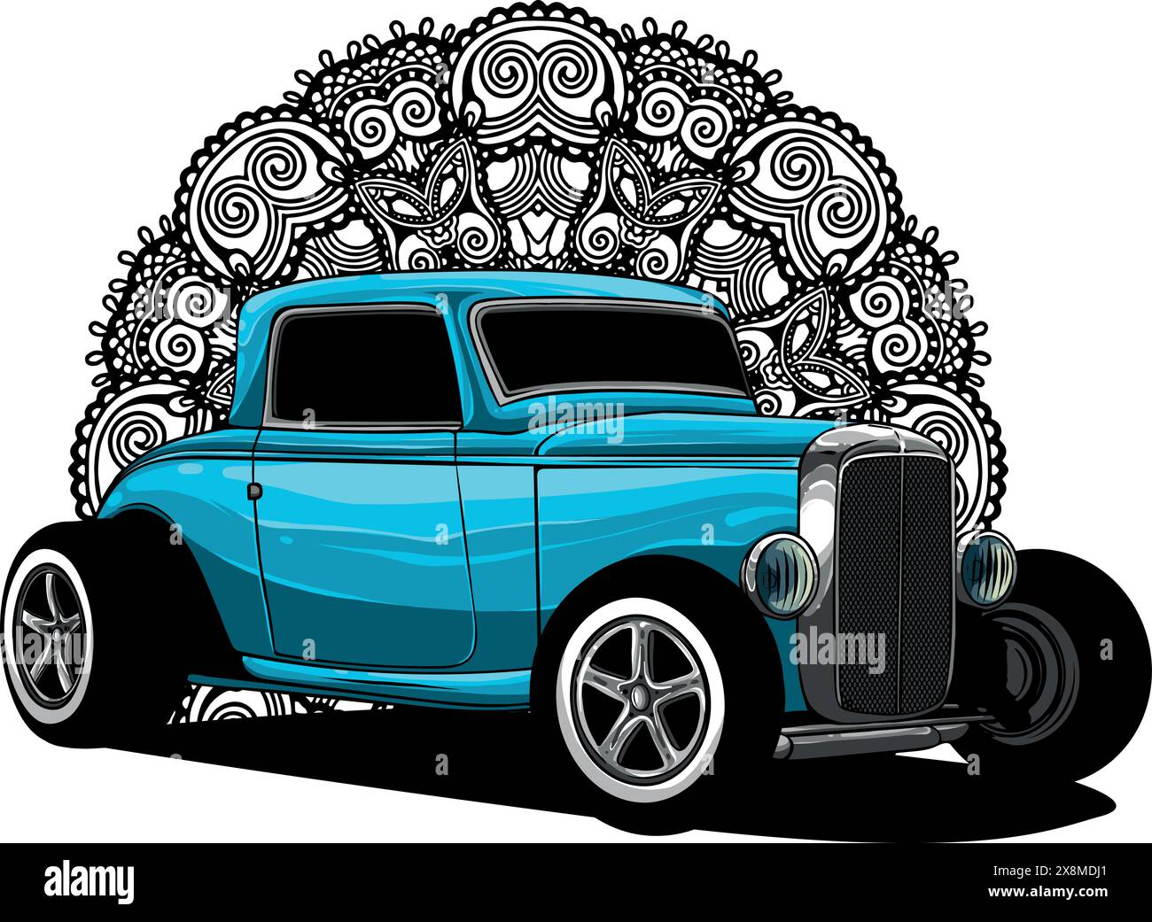 Hotrod street Stock Vector Images - Alamy