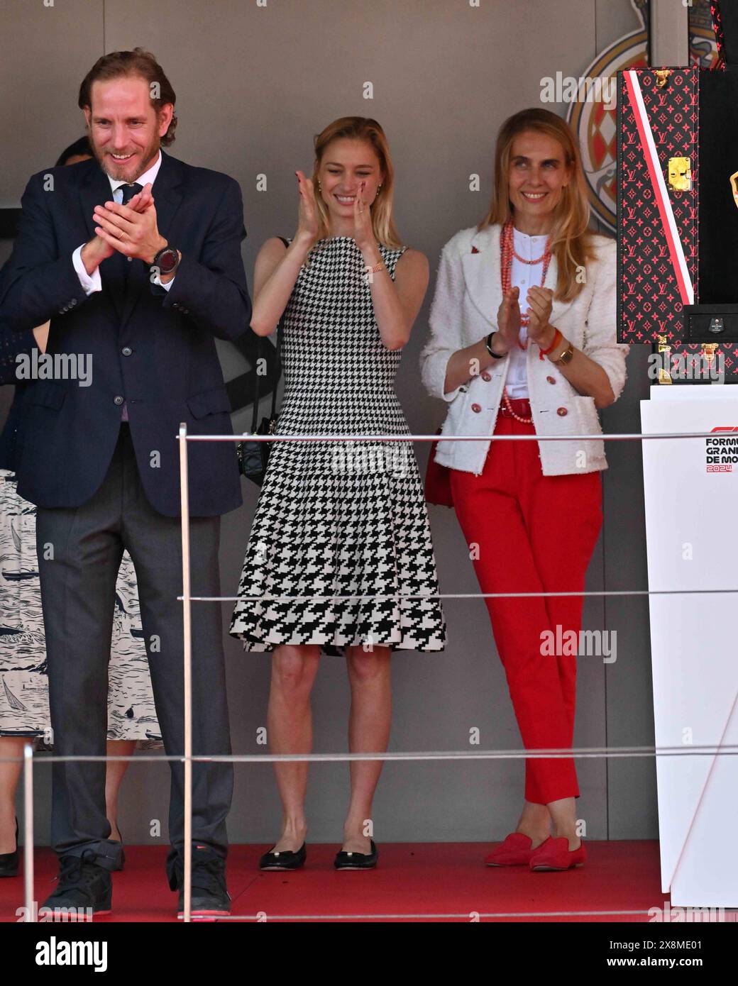 Monk, Monk. 26th May, 2024. Monaco, Pierre Casiraghi with Beatrice ...
