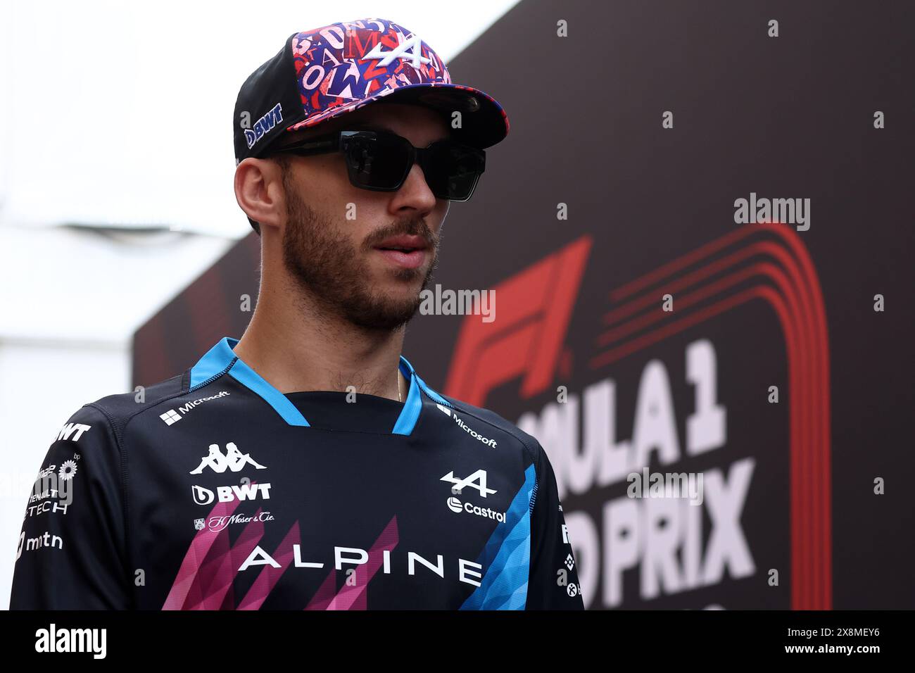 Monaco, Monaco. 26th May, 2024. Pierre Gasly of Alpine F1 looks on ...