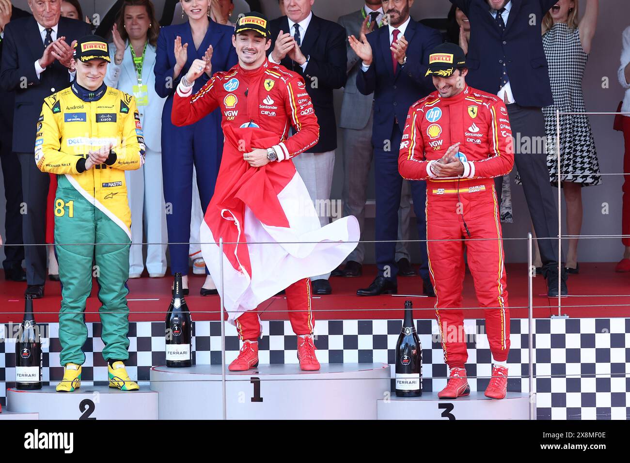 Monaco, Monaco. 26th May, 2024. Charles Leclerc of Scuderia Ferrari ...
