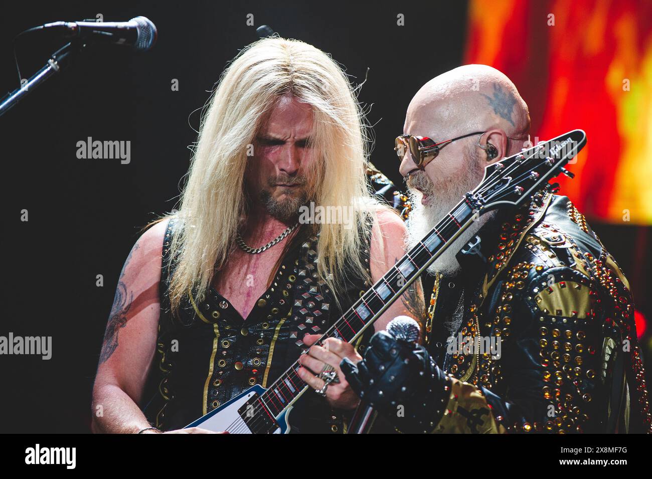 A series of electrifying photos of Judas Priest live, highlighting ...