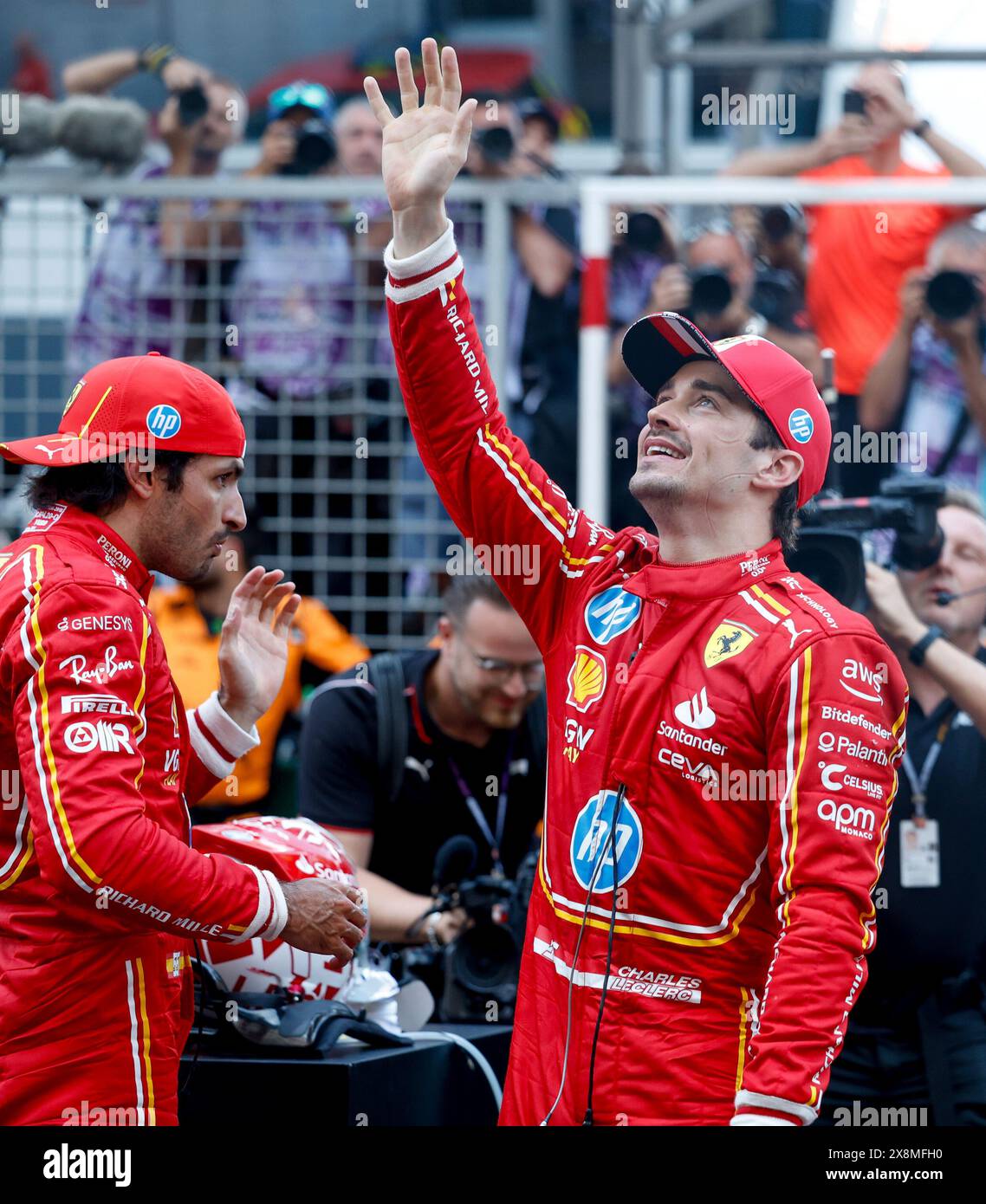 Monte-Carlo, Monaco. 26th May, 2024. #16 Charles Leclerc (MCO, Scuderia Ferrari HP), F1 Grand ...