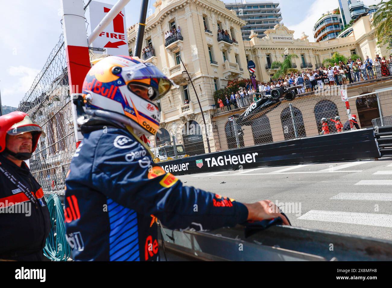 F1 crash perez hi-res stock photography and images - Alamy