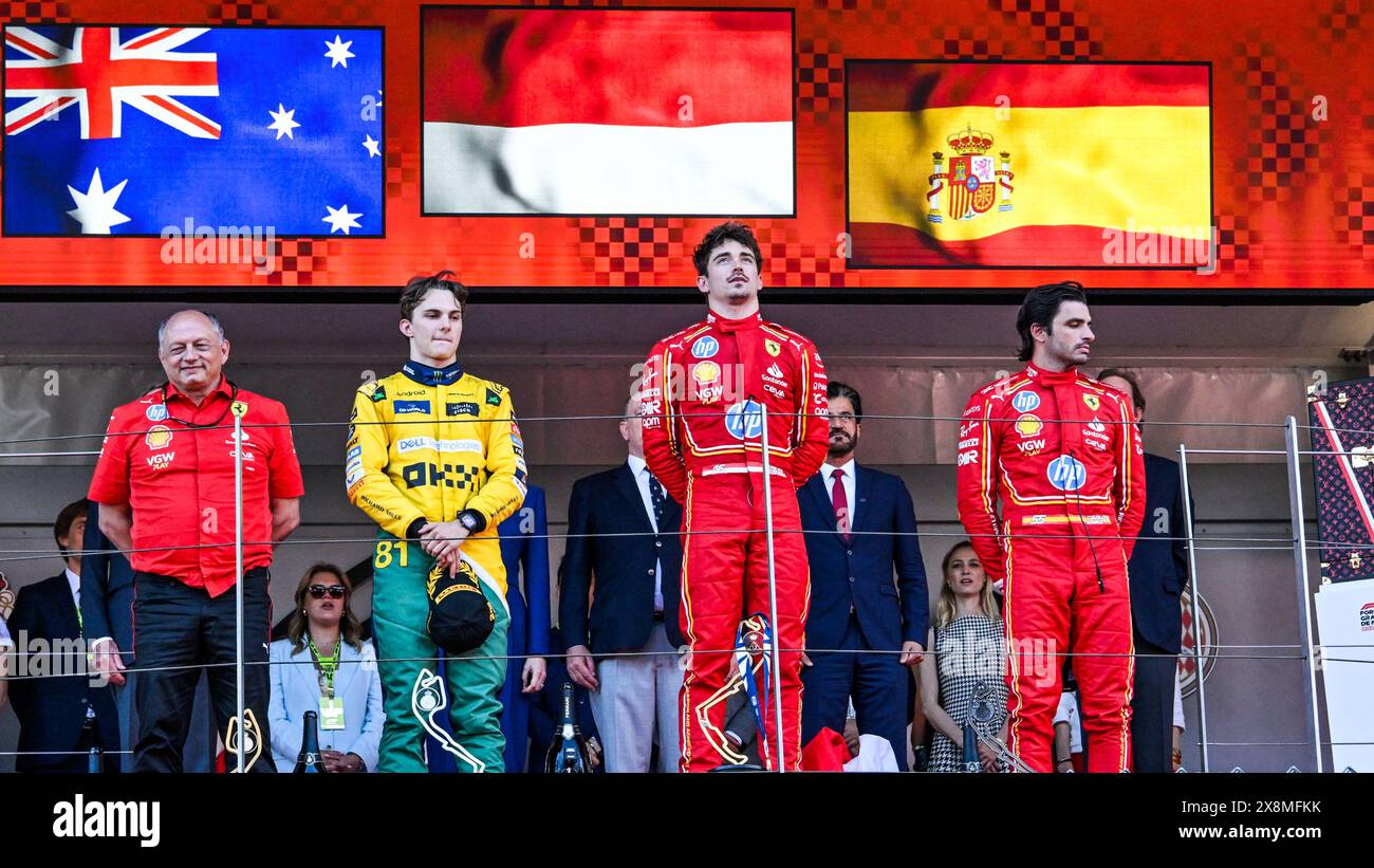 Monaco, Principality Of Monaco. 26th May, 2024. Frederic Vasseur and ...