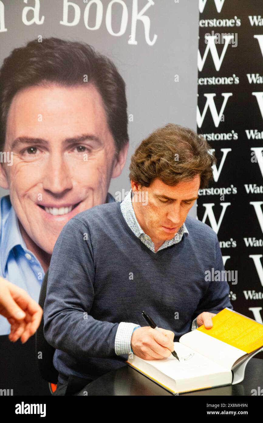 ROB BRYDON, BOOK SIGNING, 2011: Welsh actor and comedian Rob Brydon ...