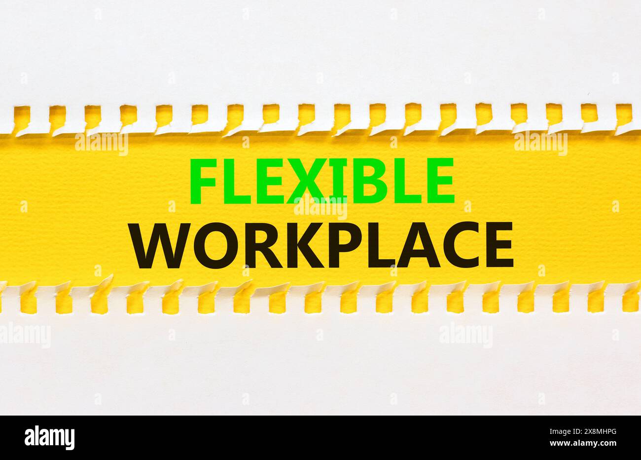 Flexible workplace symbol. Concept words Flexible workplace on ...