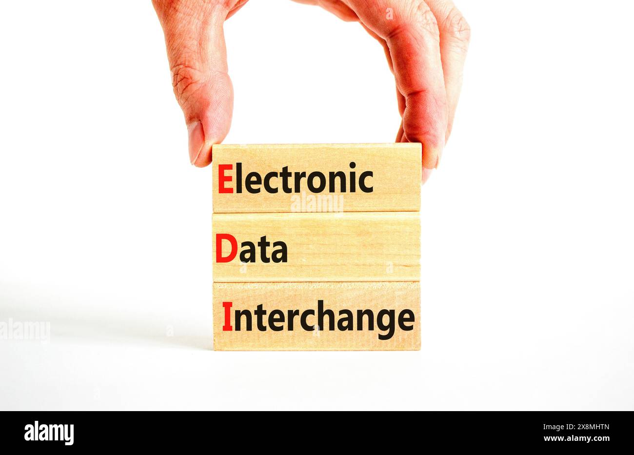 EDI electronic data interchange symbol. Concept words EDI electronic ...