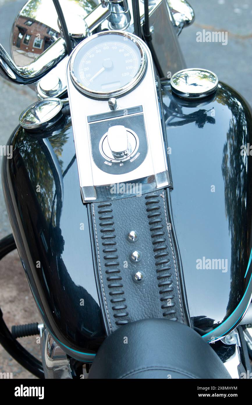 Harley Davidson Fat Boy Motorcycle Stock Photo - Alamy