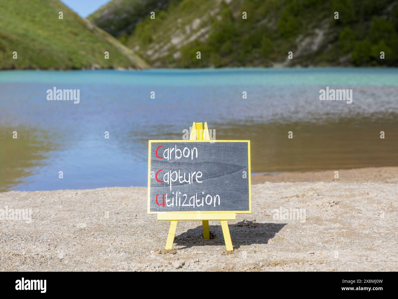 Ccu Carbon Capture Utilization Symbol Concept Words Ccu Carbon Capture