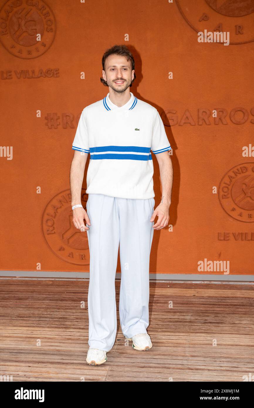 Maxence Laperouse during the first day of Roland-Garros 2024, ATP and WTA Grand Slam tennis ...