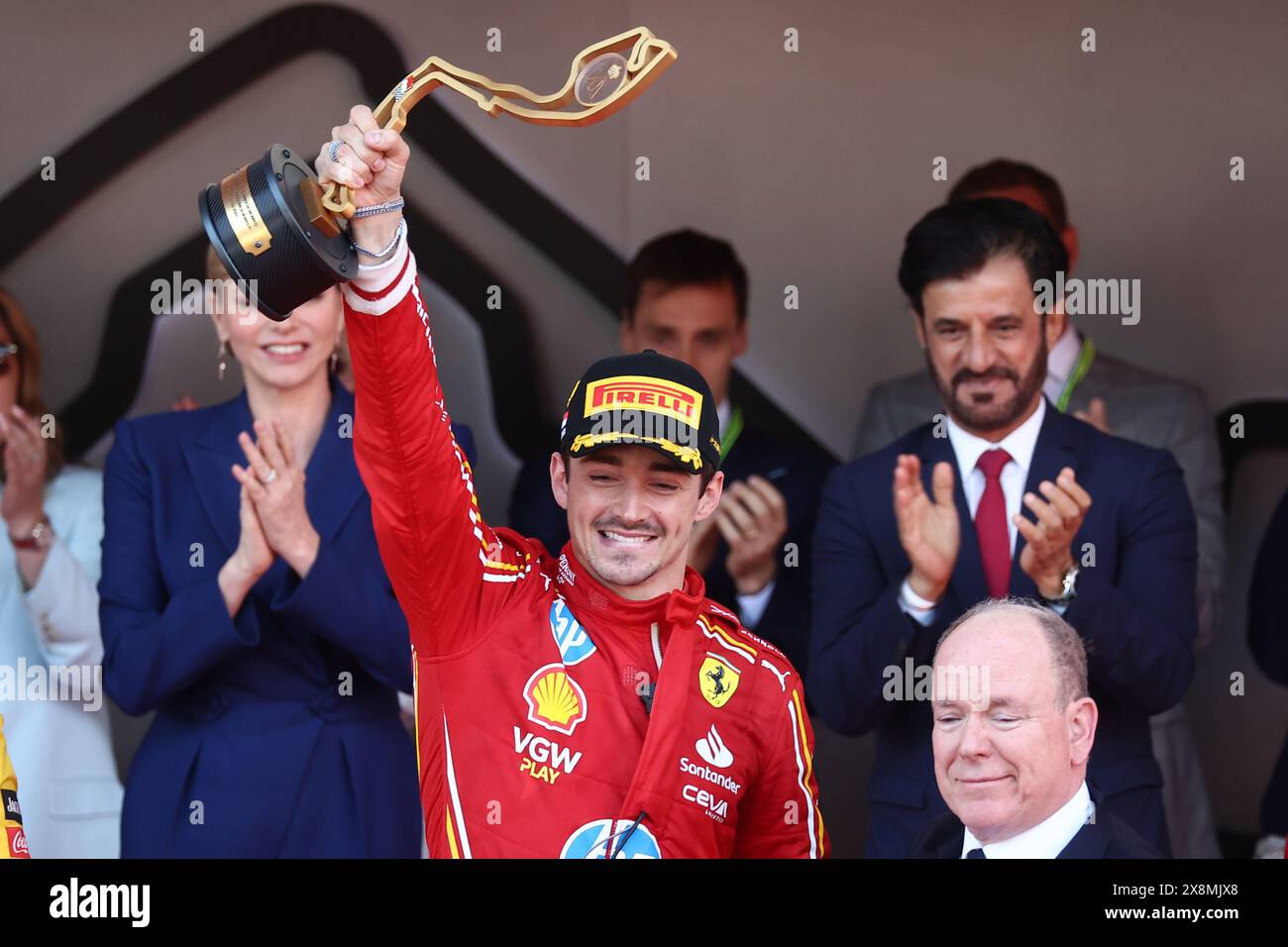 Monaco, Monaco. 26th May, 2024. Charles Leclerc of Scuderia Ferrari ...