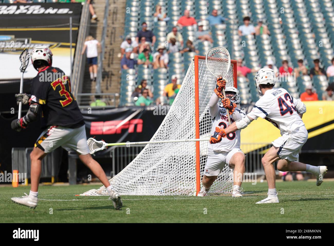 Philadelphia, Pennsylvania, USA. 25th May, 2024. Virginia goalie KYLE ...