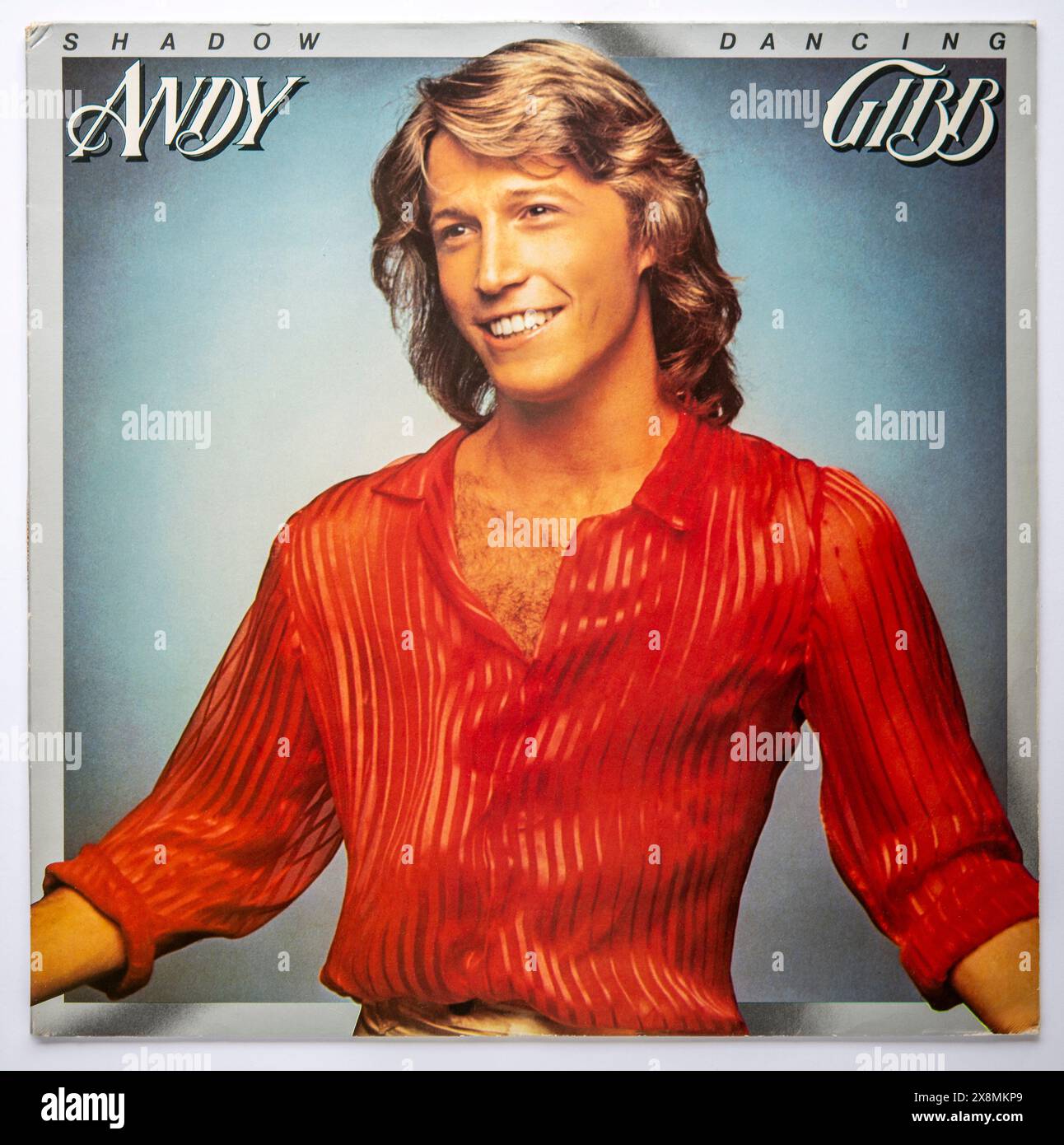 LP cover of Shadow Dancing, the second studio album by Andy Gibb, which ...