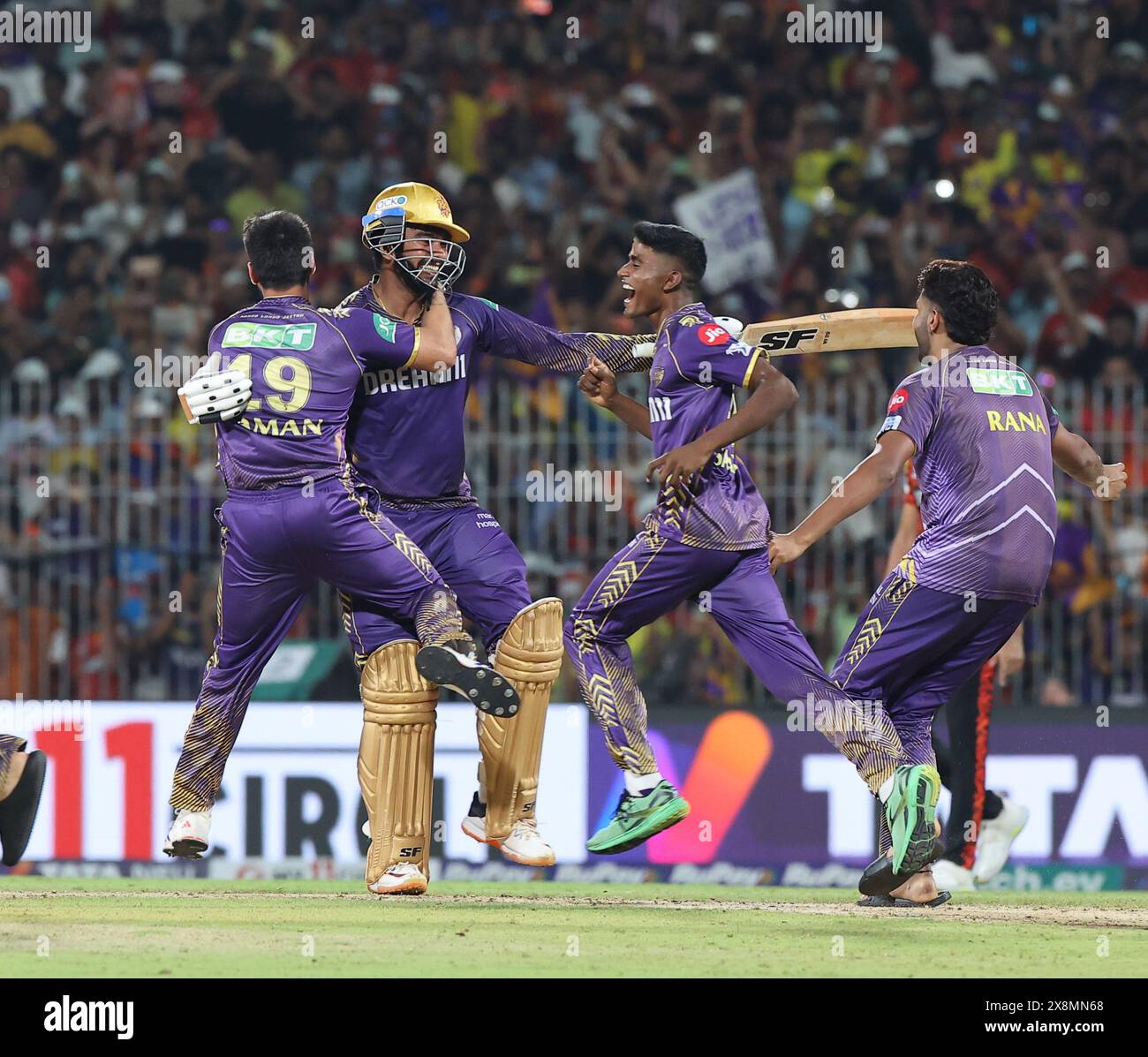 Chennai, India. 26th May, 2024. Tata IPL 2024 : Final KKR v SRH Kolkata Knight Riders v ...