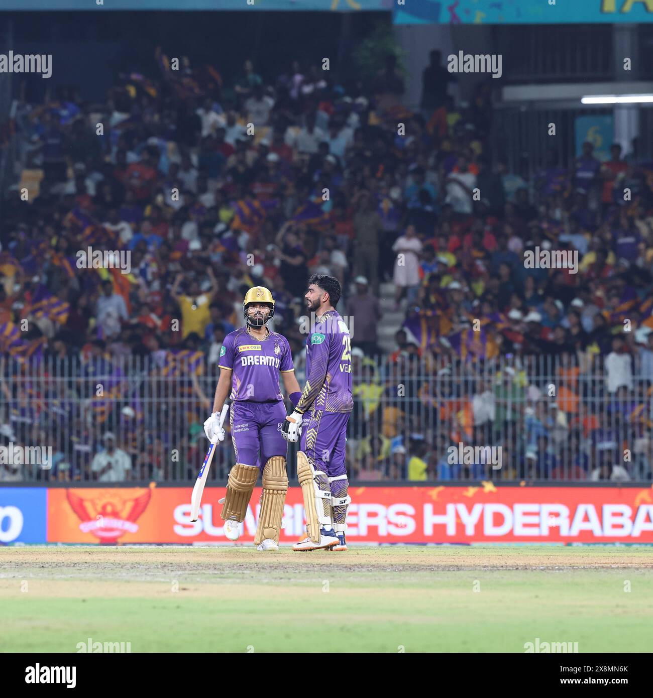 Chennai, India. 26th May, 2024. Tata IPL 2024 : Final KKR v SRH Kolkata Knight Riders v ...