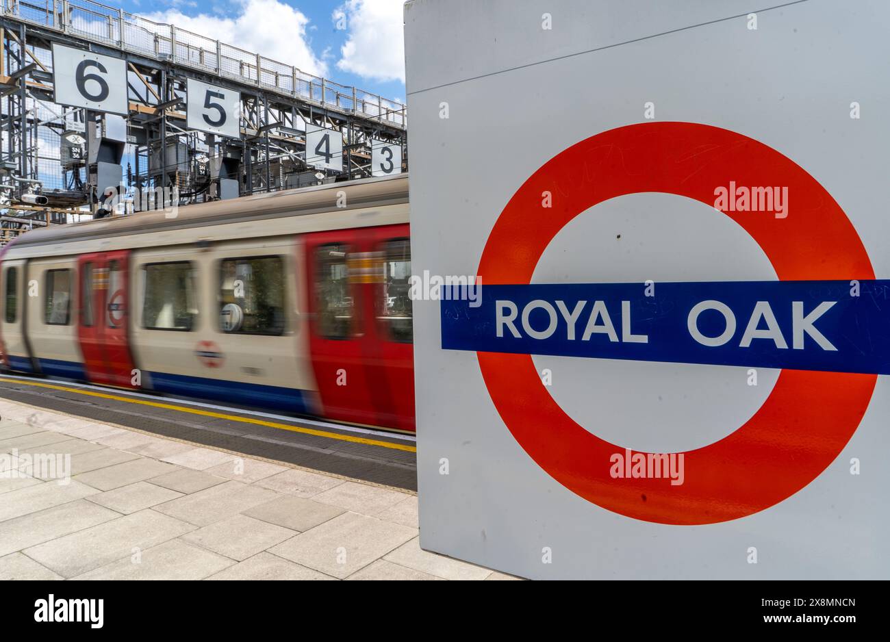 Royal Oak underground station,London,England,UK Stock Photo - Alamy