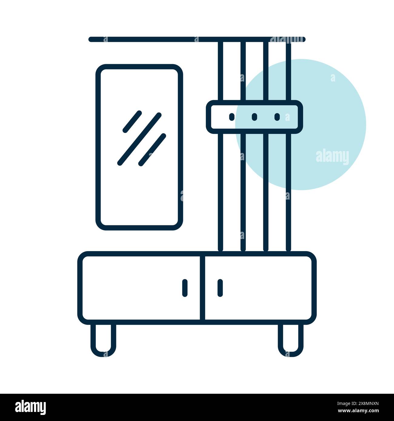 Entrance hall house domestic Stock Vector Images - Alamy