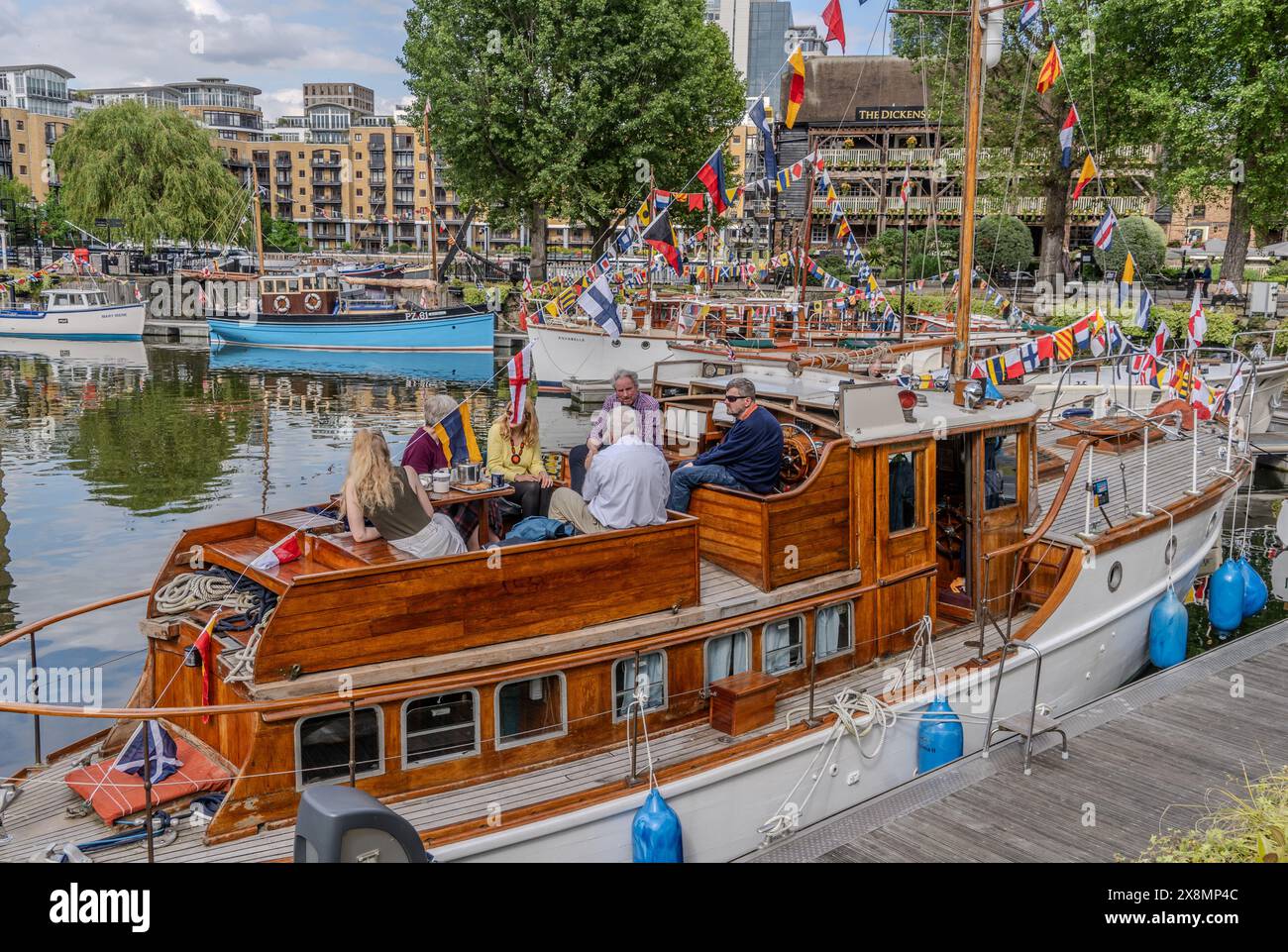 Classic boats festival , with Dunkirk Little Ships at St Katharine ...