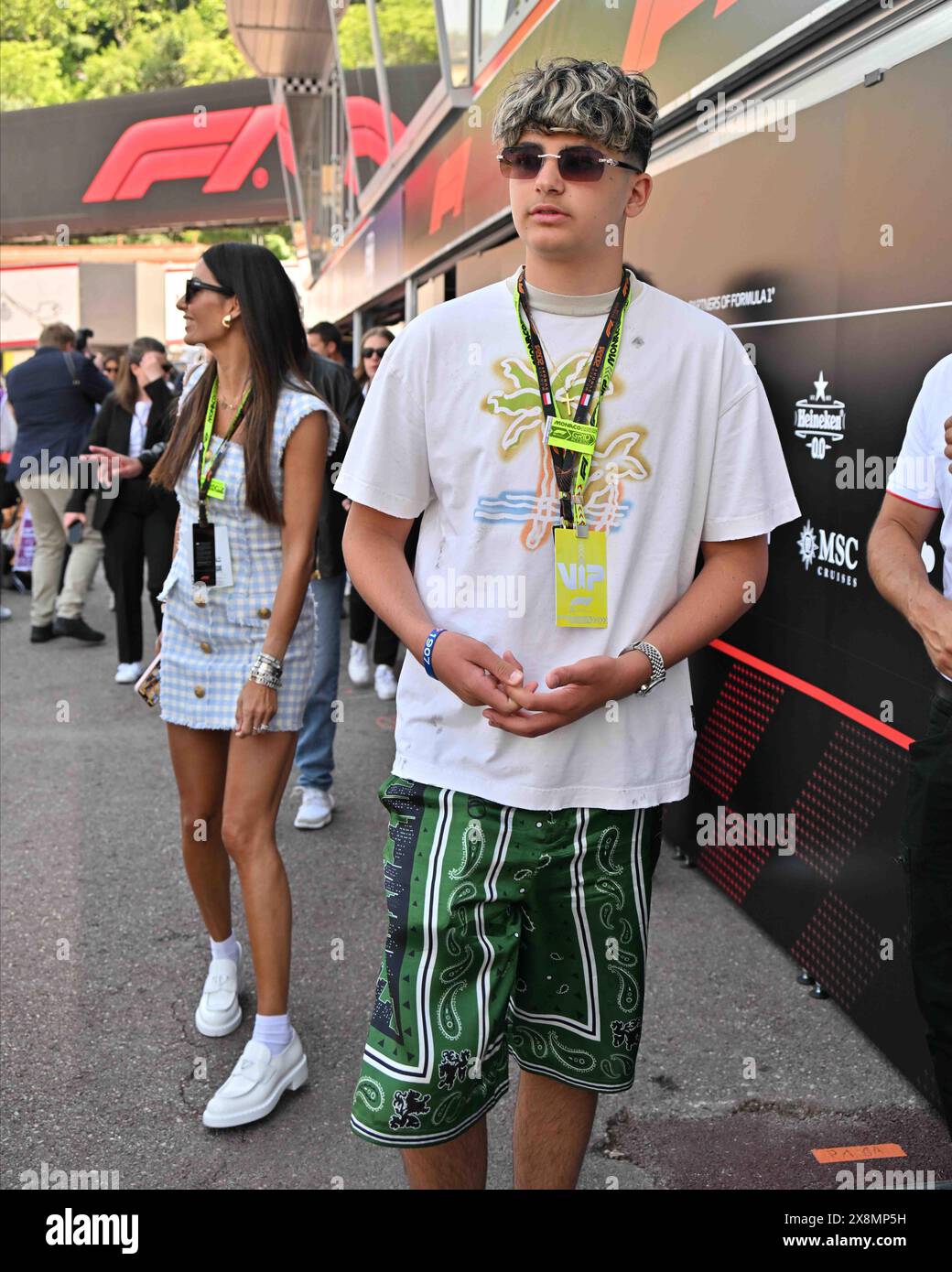 Monk, Monk. 26th May, 2024. Monaco, Celebrities at the Monte Carlo F1 ...