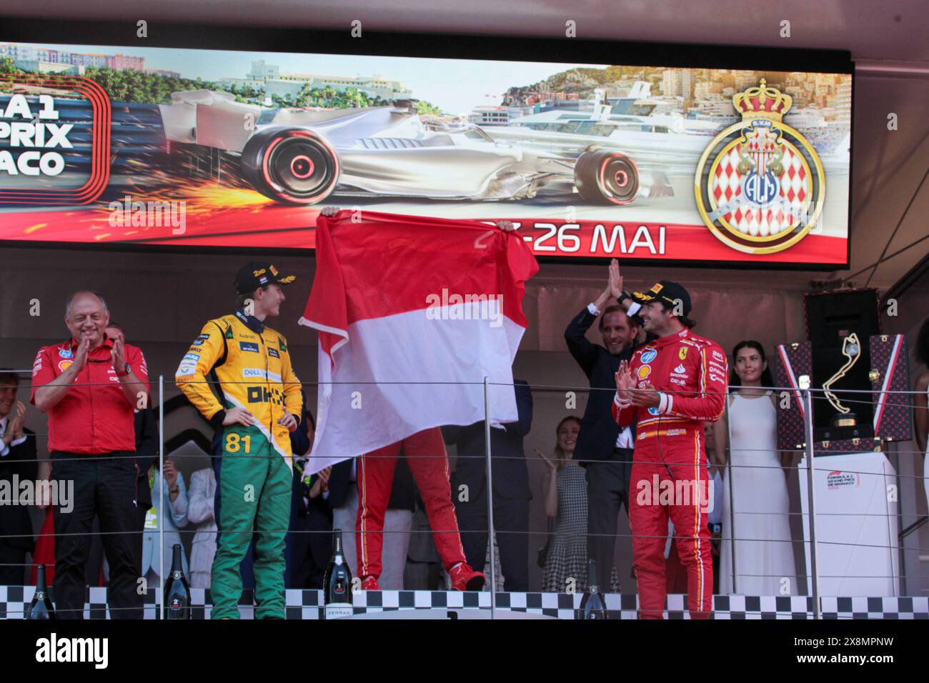 Monaco, Principality Of Monaco. 26th May, 2024. Podium Race and ...
