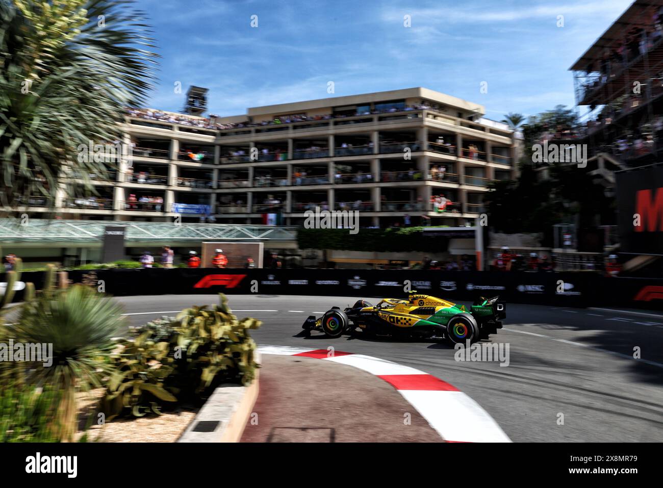Monte Carlo, Monaco. 26th May, 2024. Lando Norris (GBR) McLaren MCL38. Formula 1 World ...
