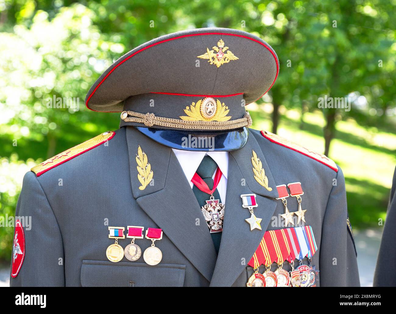 Samara, Russia - May 25, 2024: Сeremonial military uniform of ...